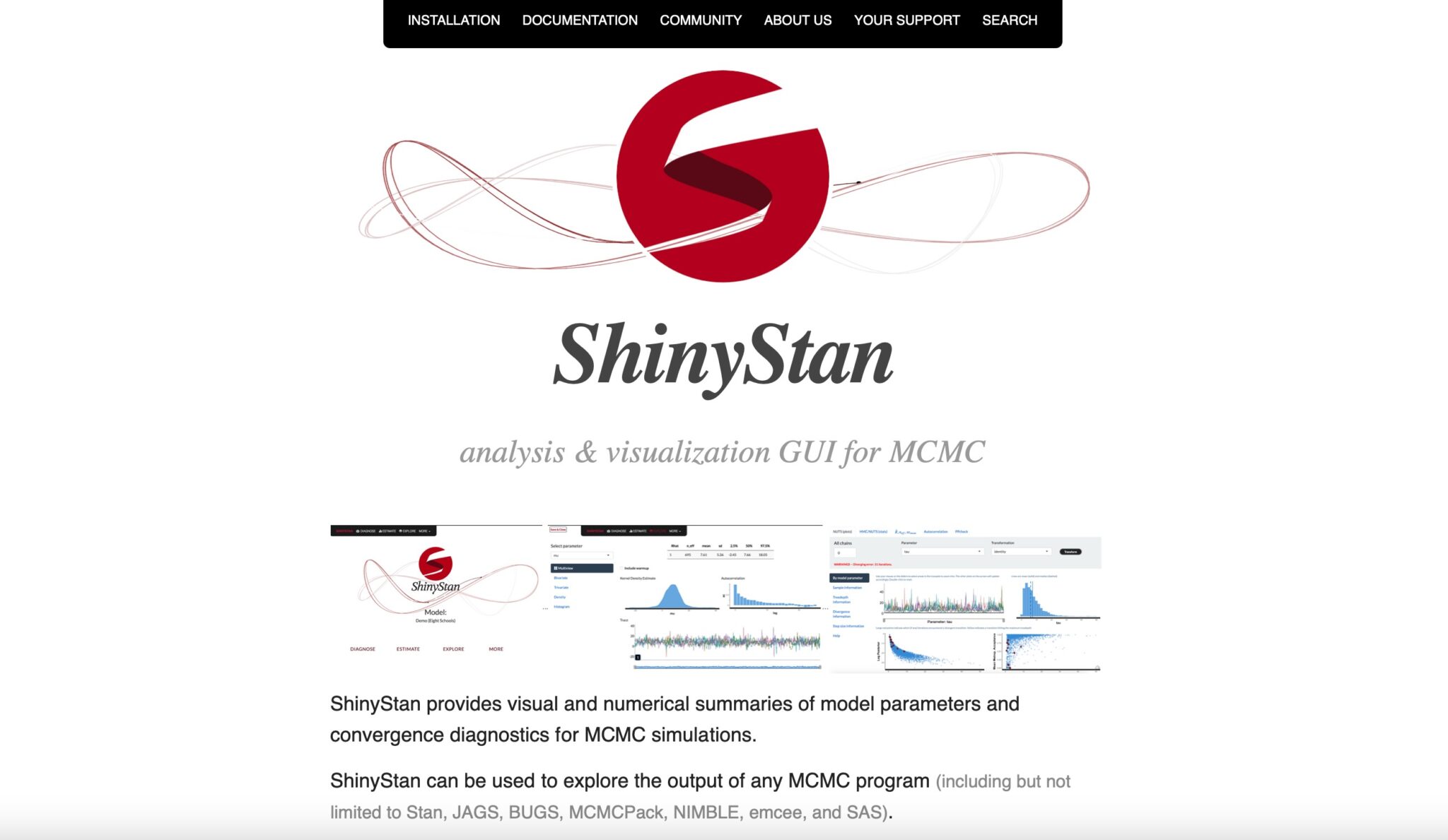 ShinyStan のセットアップ - 市場をでっさん